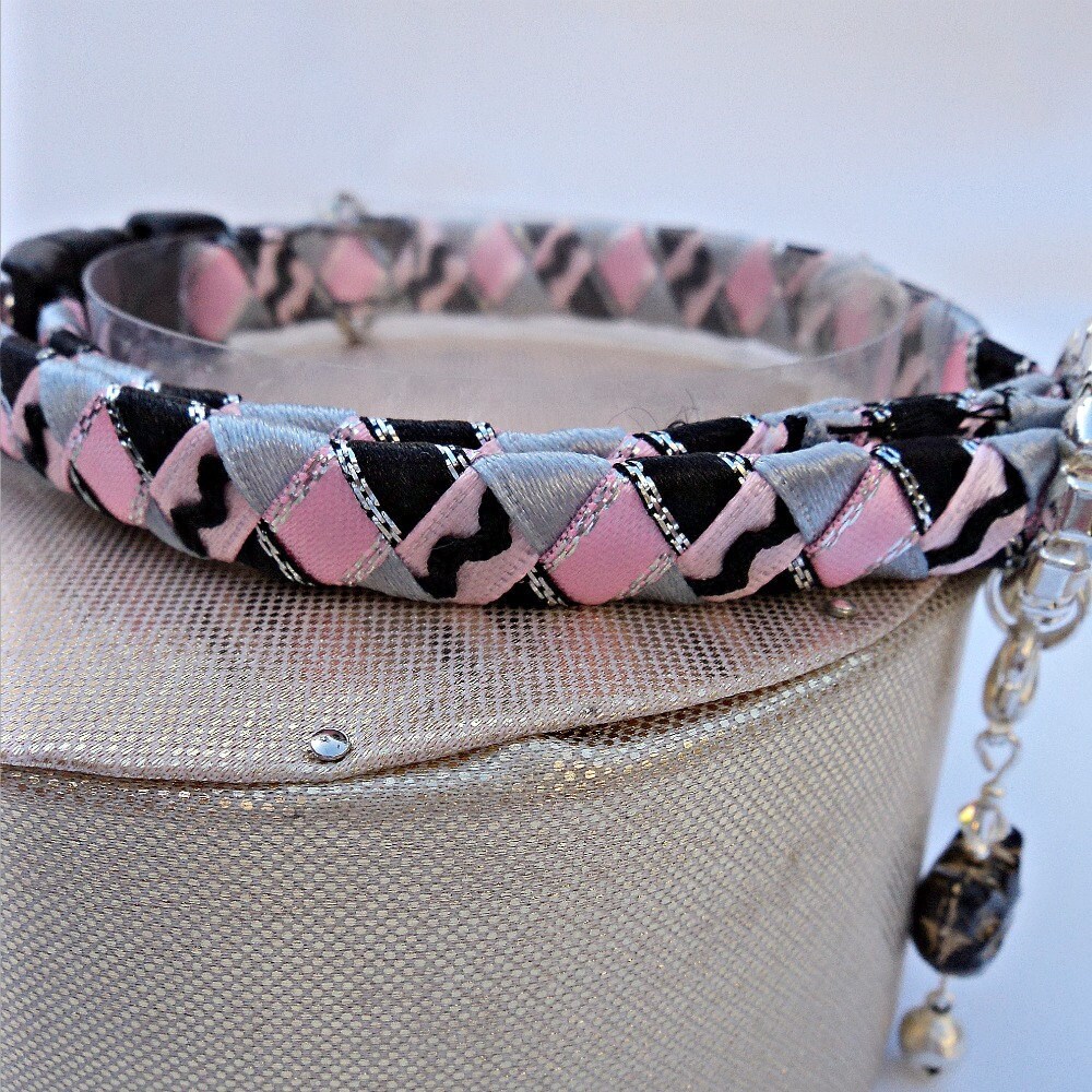 Cat Collar Pink Designer With Diamante Style Buckle - Etsy