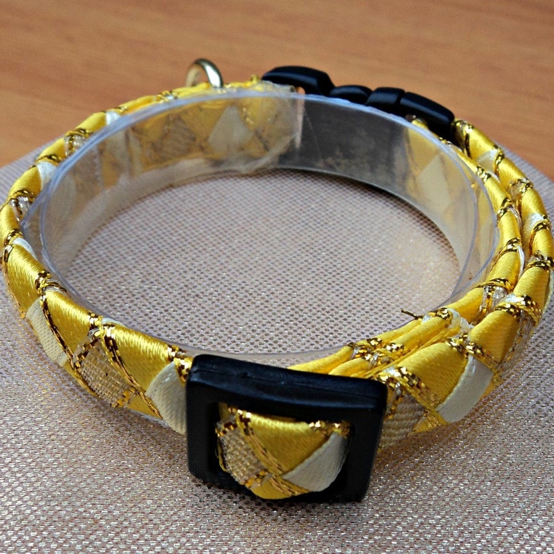 Small Cat Collar / Kitten Collar Yellow Sunshine - Etsy