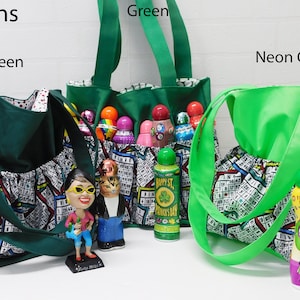 Bingo Dauber Bag: Canvas Tote Handbag With Pockets - Etsy