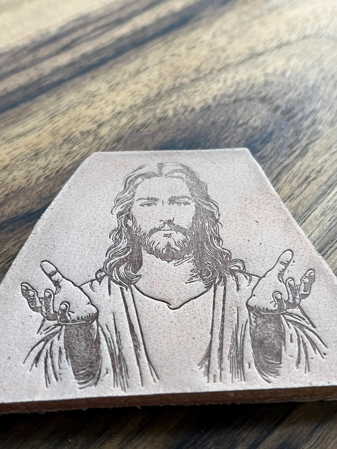 Aluminium Stamp for Leather - Jesus Christ Silhouette - Etsy