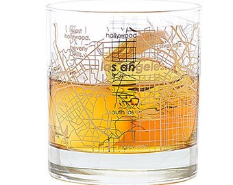 Cera Glass Old World Map Barware Old Fashioned Glasses Set of 3 Mid ...