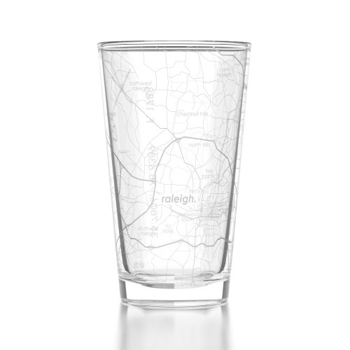 Austin Map Pint Glass Engraved Beer Glass 16oz Etched - Etsy
