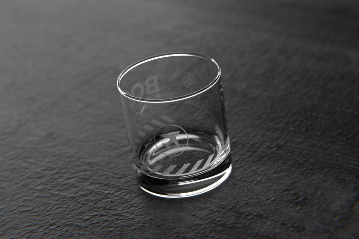 Boston BOS Airport Rocks Glass - Etsy