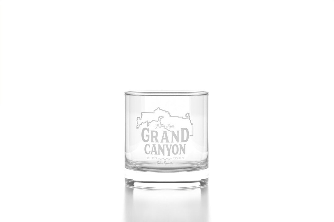 Grand Canyon Rocks Glass - Etsy