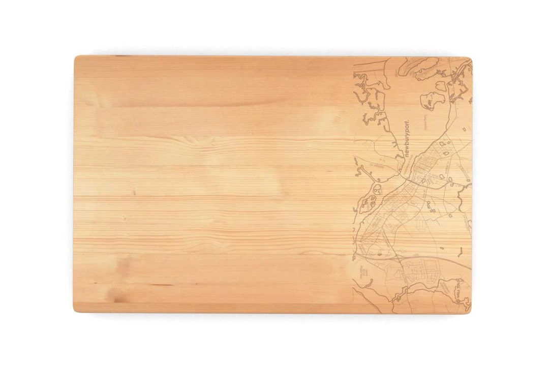 Custom Map 11"x17" Cutting Board – Any U.S. City/town! - Etsy