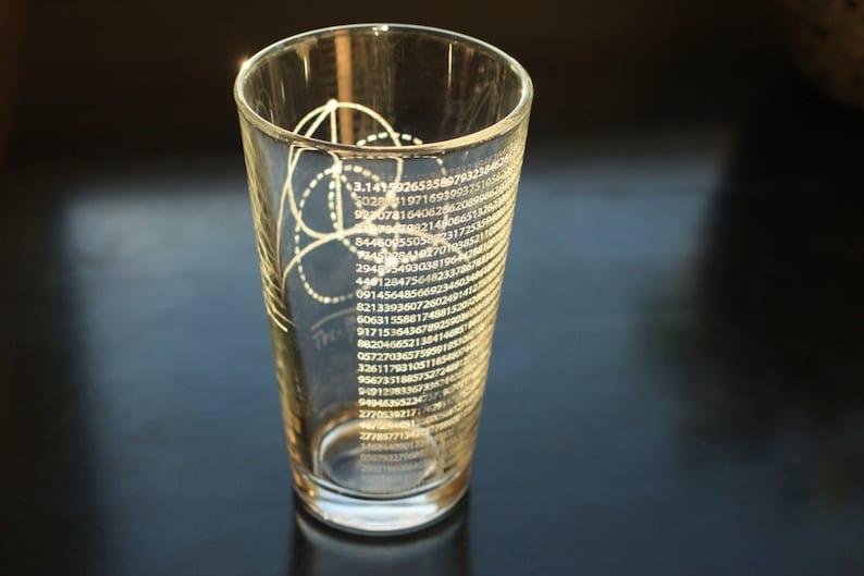 Pi Theorem Pint Glass - Etsy