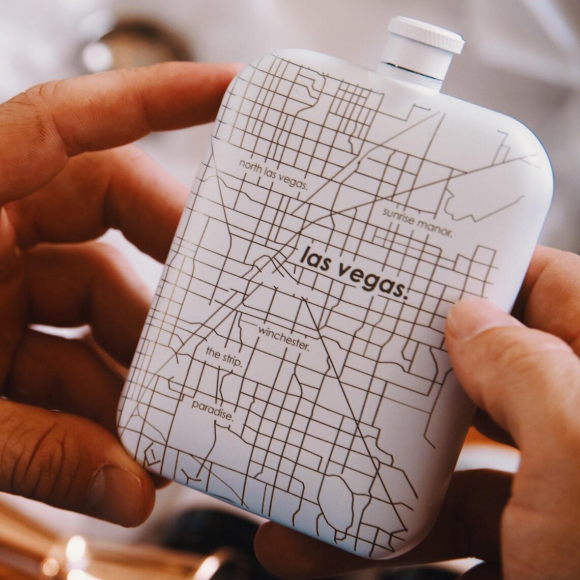 Custom Map Flask – Any U.S. City/town! - Etsy