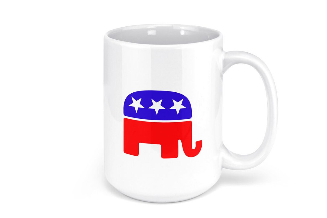Republican Party Coffee Mug | Ceramic Coffee Mug (15oz) | Republican ...