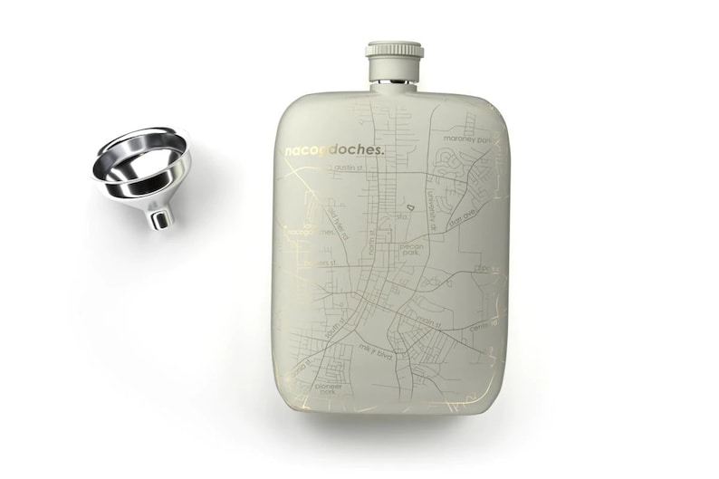 Custom Map Flask – Any U.S. City/town! - Etsy