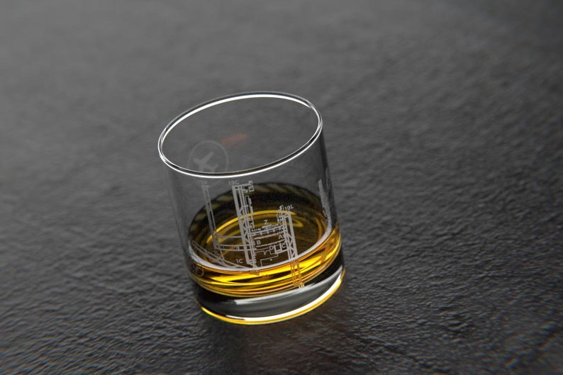 Washington D.C. IAD Airport Rocks Glass - Etsy