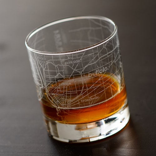 Rocks Whiskey Old Fashioned Glass Urban City Map Maui Hawaii - Etsy