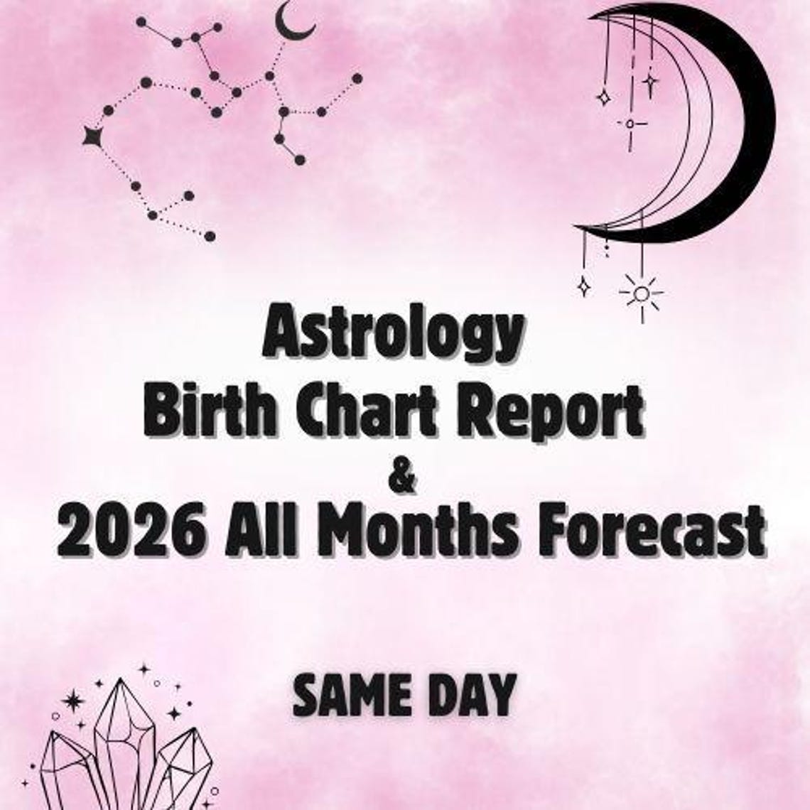 Personalized Astrology Birth Chart & 2026 Forecast: Same Day Reading - Etsy