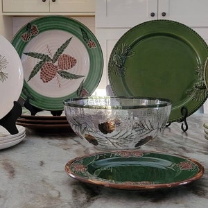 Pine Cone Dinnerware - Etsy