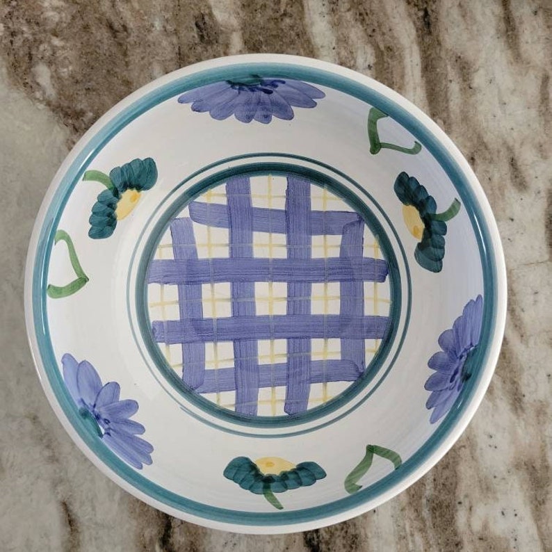 Caleca Arioso Blue Yellow Dinnerware Pieces Made in Italy | Etsy