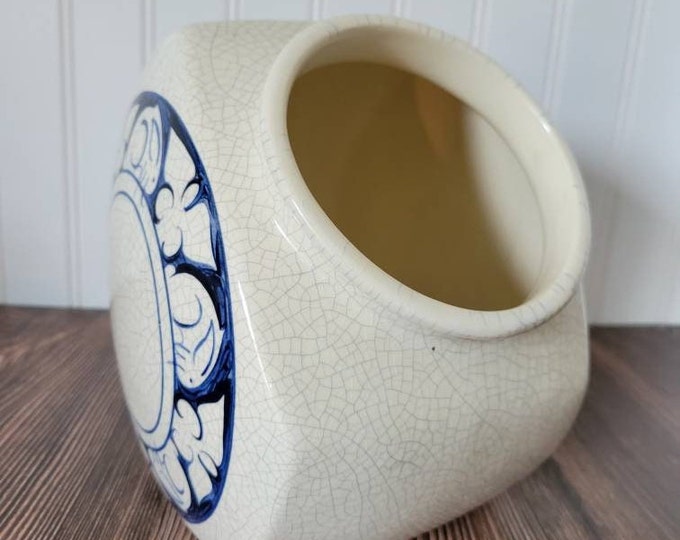 Dedham Rabbit Pottery Canister Storage Jar Cookie Container With Lid ...