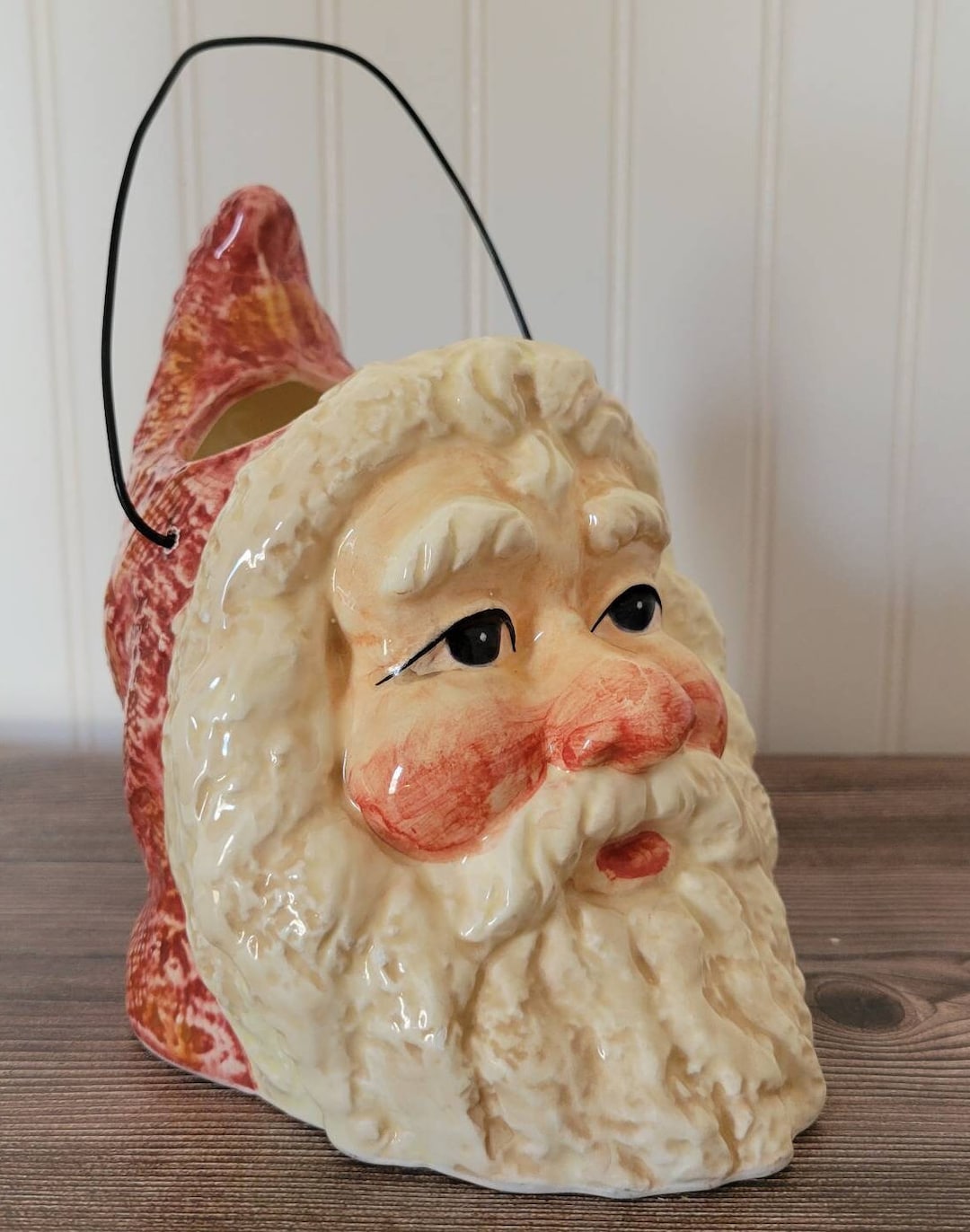 Vintage Santa Claus Planter - Etsy