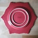 Matceramica Red Plate or Platter Made in Portugal - Etsy