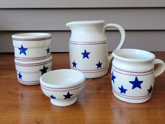 Hartstone Pottery Stars and Stripes - Etsy