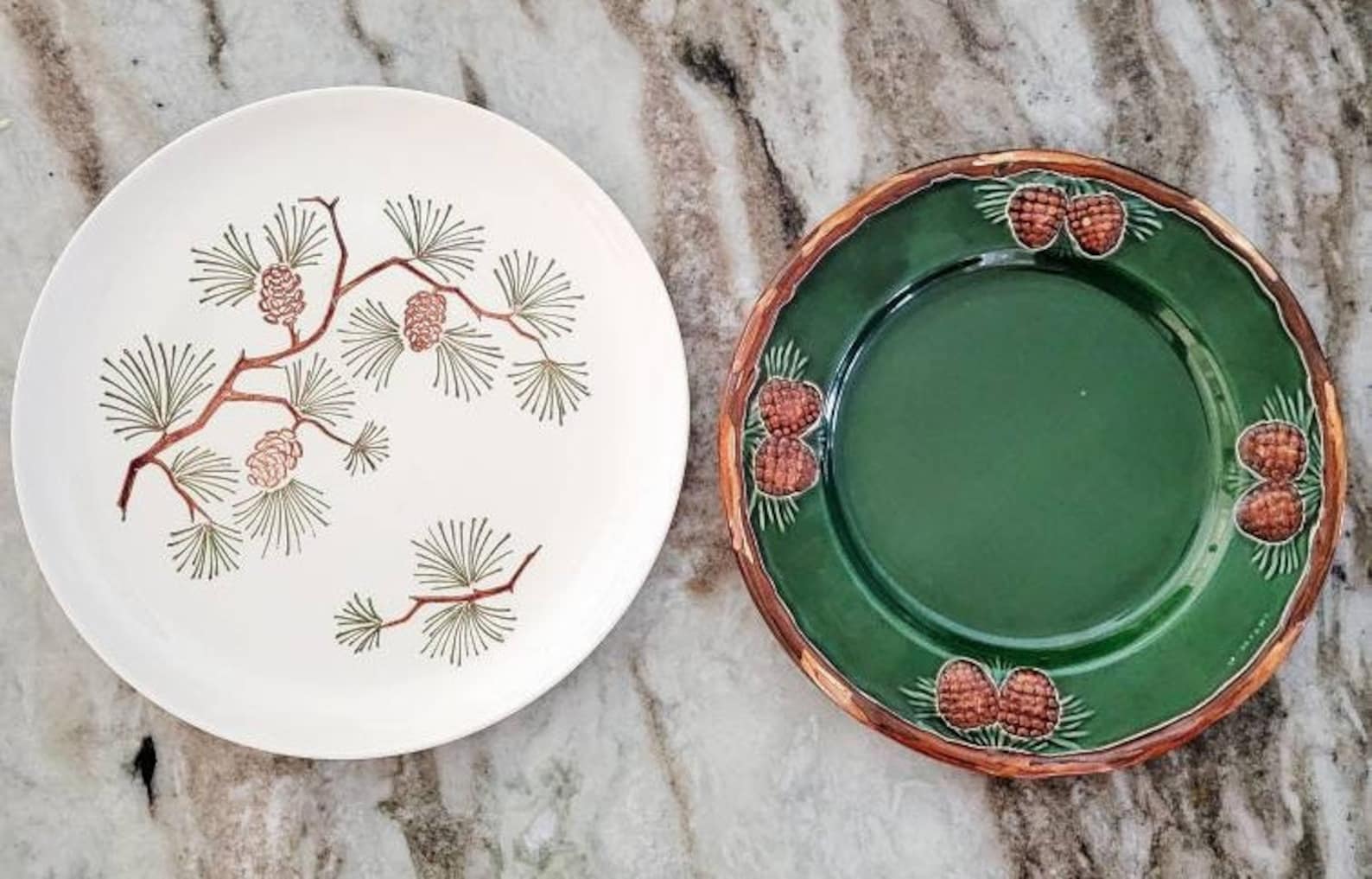 Pine Cone Dinnerware - Etsy