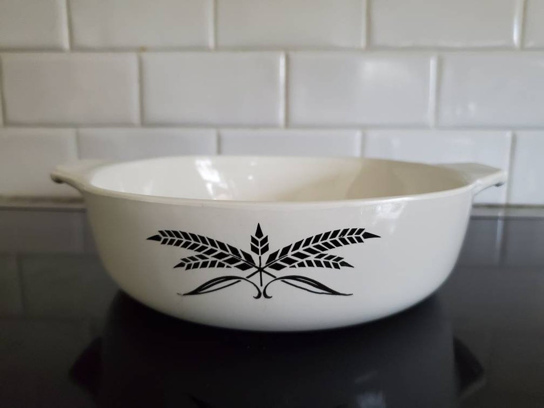 Anchor Hocking Black Wheat Casserole Cookware Dish - Etsy