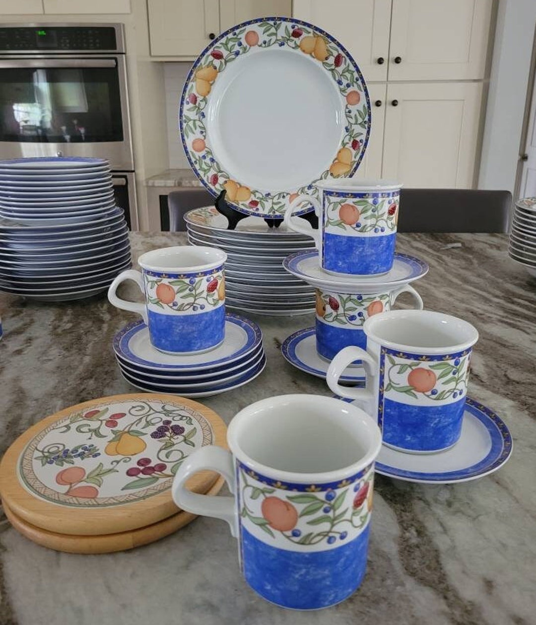 Dansk Fiance Fruits Dinnerware - Etsy