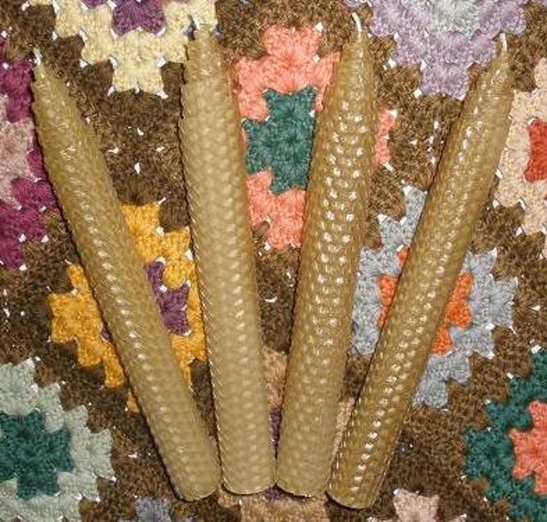 Rainbow of Color Pure Beeswax Candles, 8-16 Inch Lengths - Etsy