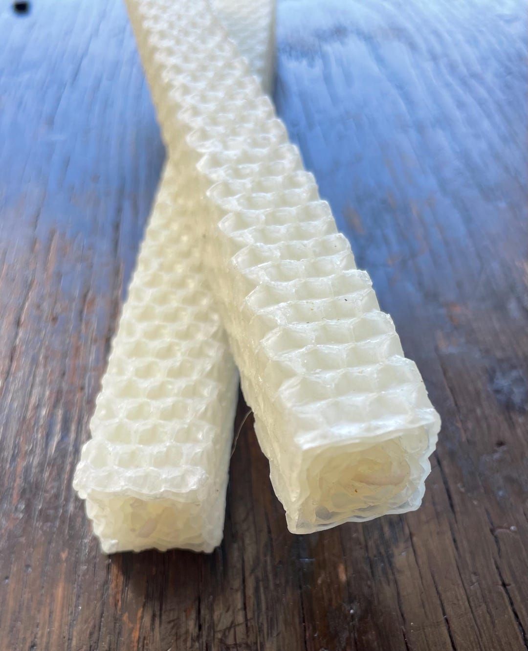 Square Tapers Beeswax Candles. Set of 2. Over 25 Colors. - Etsy