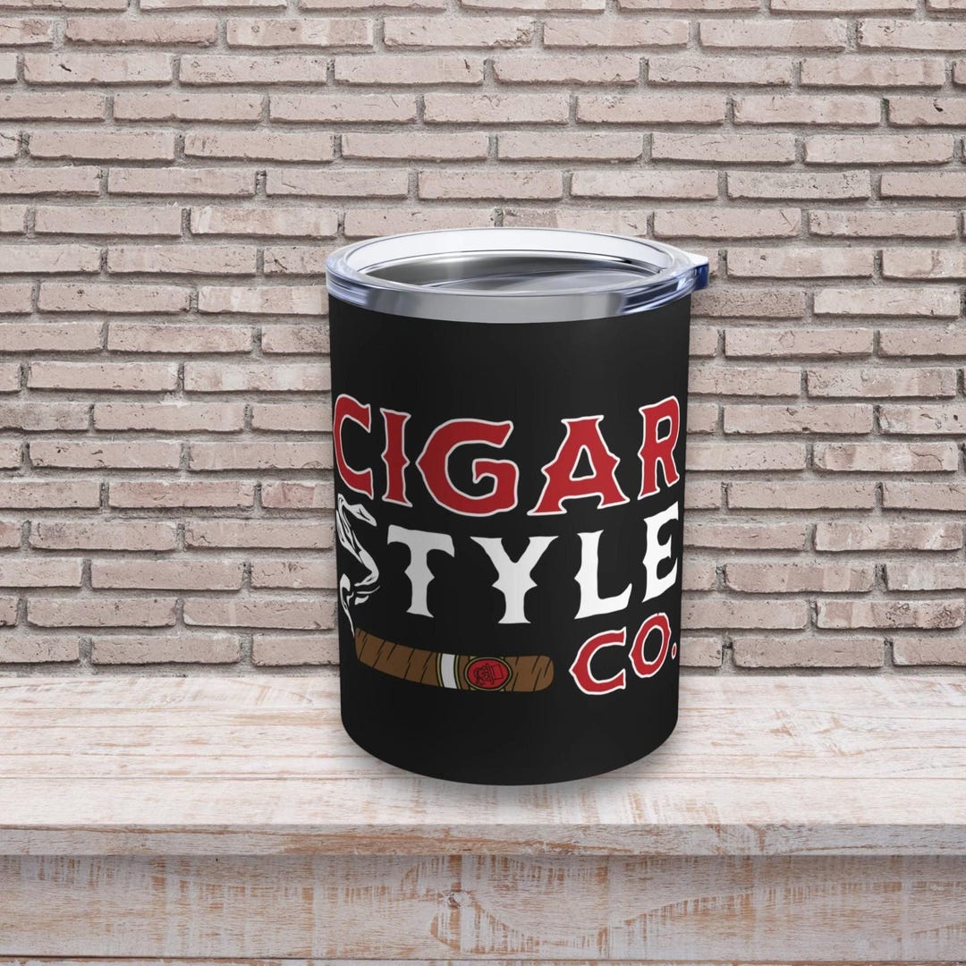 Cigar Bourbon Whiskey Tumbler, Smoking Bar Cup, Smokers Glass ...