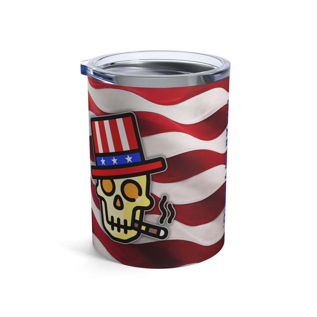 American Flag Cigar Style Tumbler 10oz. Bourbon Whiskey CIGAR STYLE CO ...