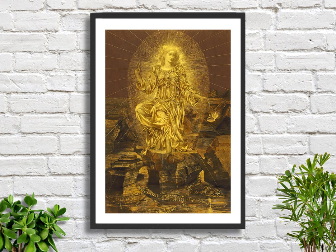 Evelyn De Morgan Mythology Art Giclee Print: Romantic Gold Wall Decor ...