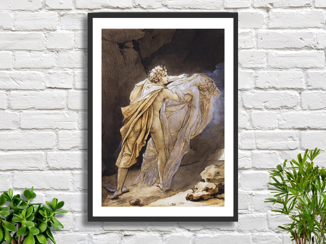 François Gérard 'orpheus Tries to Hold on to Eurydice' 1791 French ...