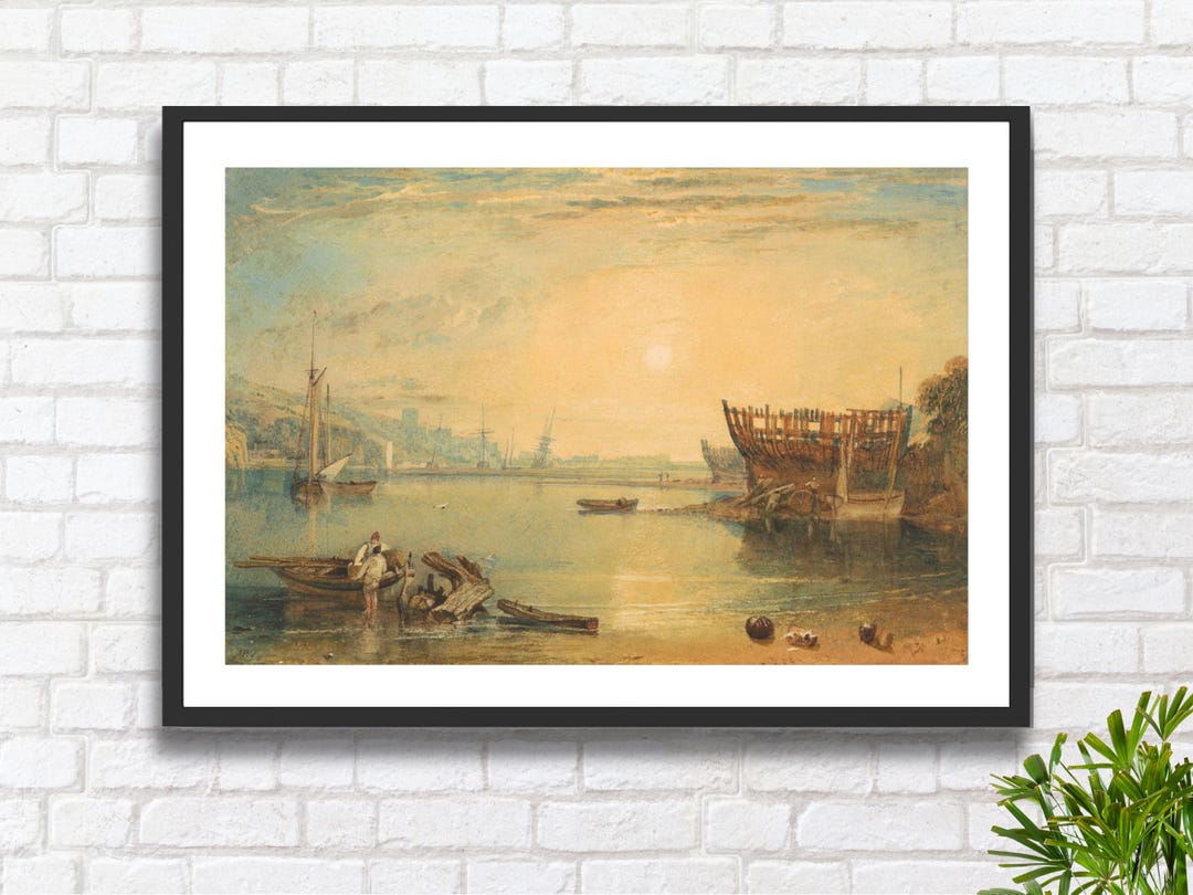 Joseph Mallord William Turner 'teignmouth, Devonshire' 1813 English ...