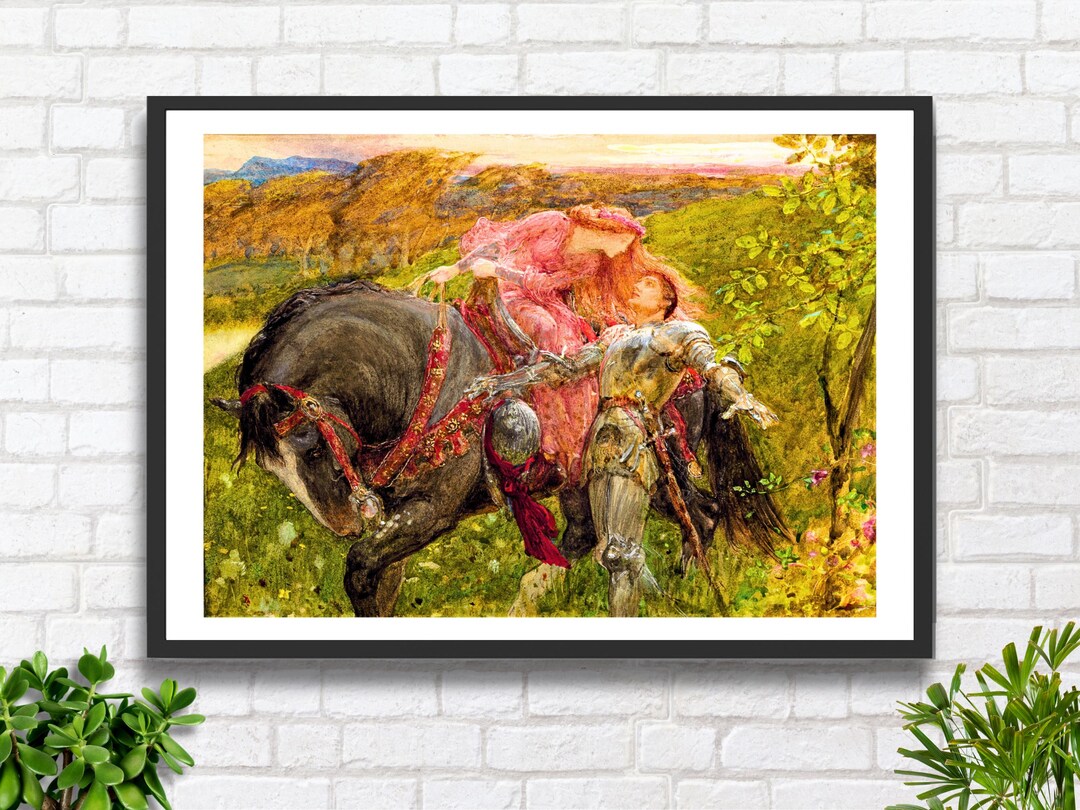 Frank Dicksee 'study for La Belle Dame Sans Merci’ Knight in Shinning ...