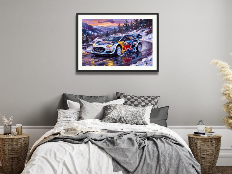 Ford Puma R1 WRC Rally Car 2025 Monte Carlo Rally Motorsport Print or ...