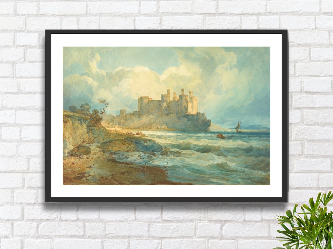 English Romantic Artist Joseph Mallord William Turner 'conway Castle ...