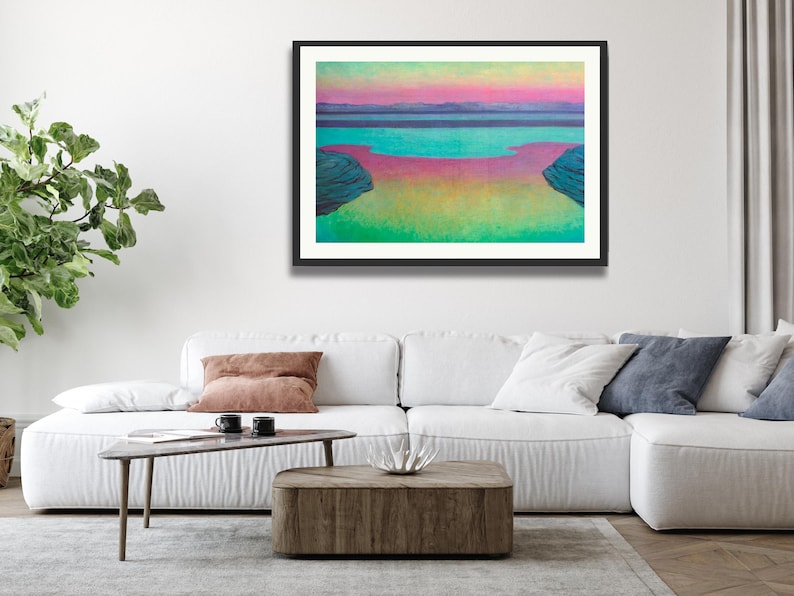 Félix Vallotton 'high Tide in Evening Light' 1915: Colorful Minimalist ...