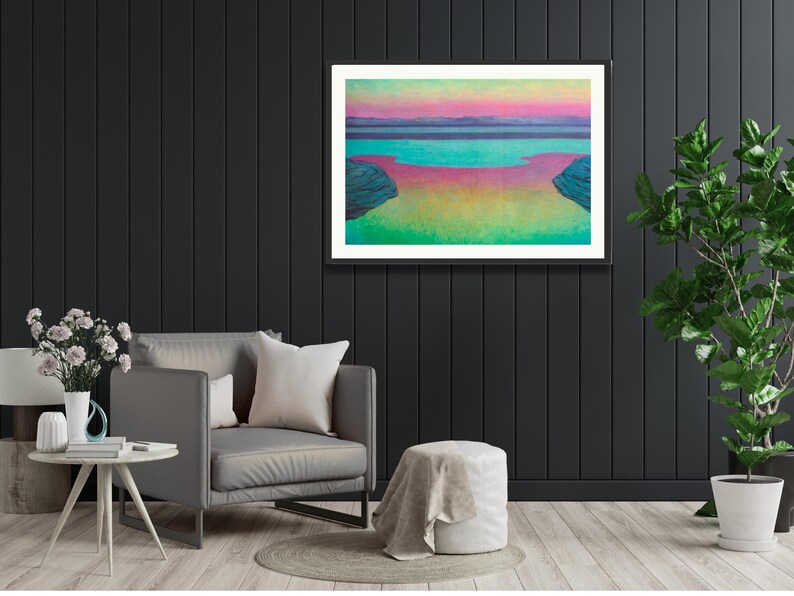 Félix Vallotton 'high Tide in Evening Light' 1915: Colorful Minimalist ...