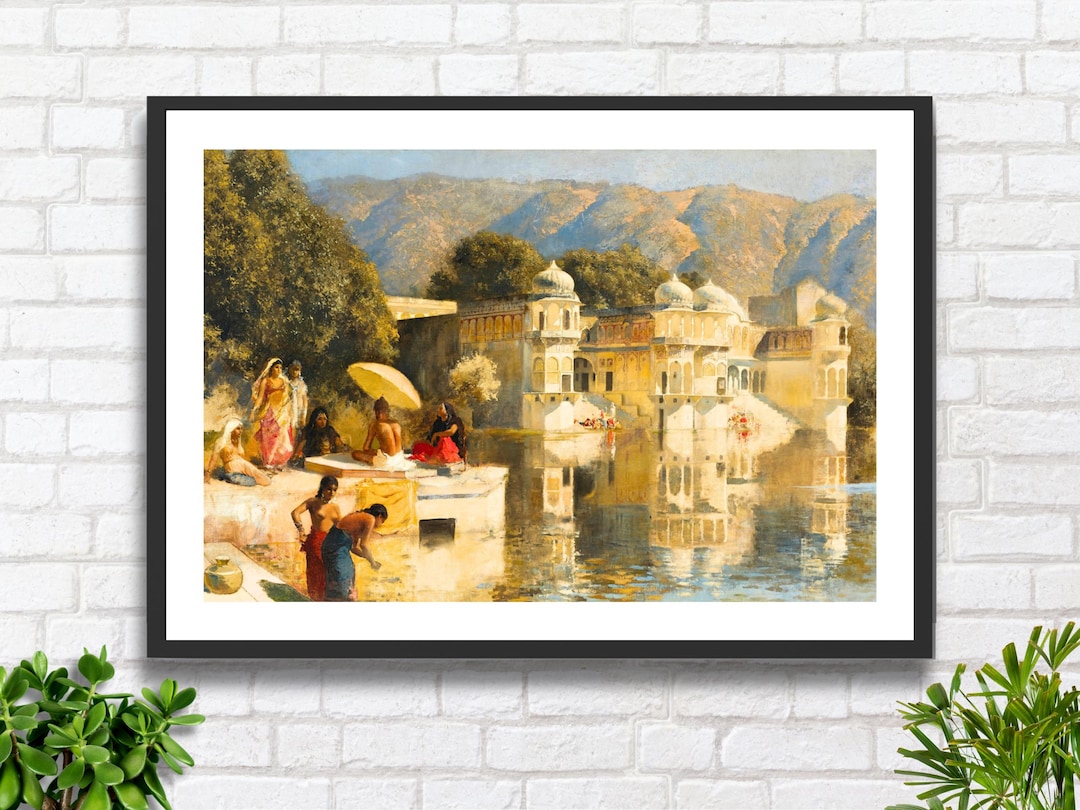 Edwin Lord Weeks Painting: Indian Lake Landscape Art Print - Etsy