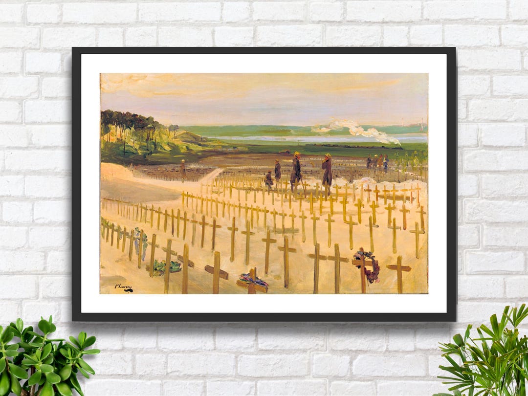Sir John Lavery WW1 Landscape Giclée Print: Beige English Art - Etsy