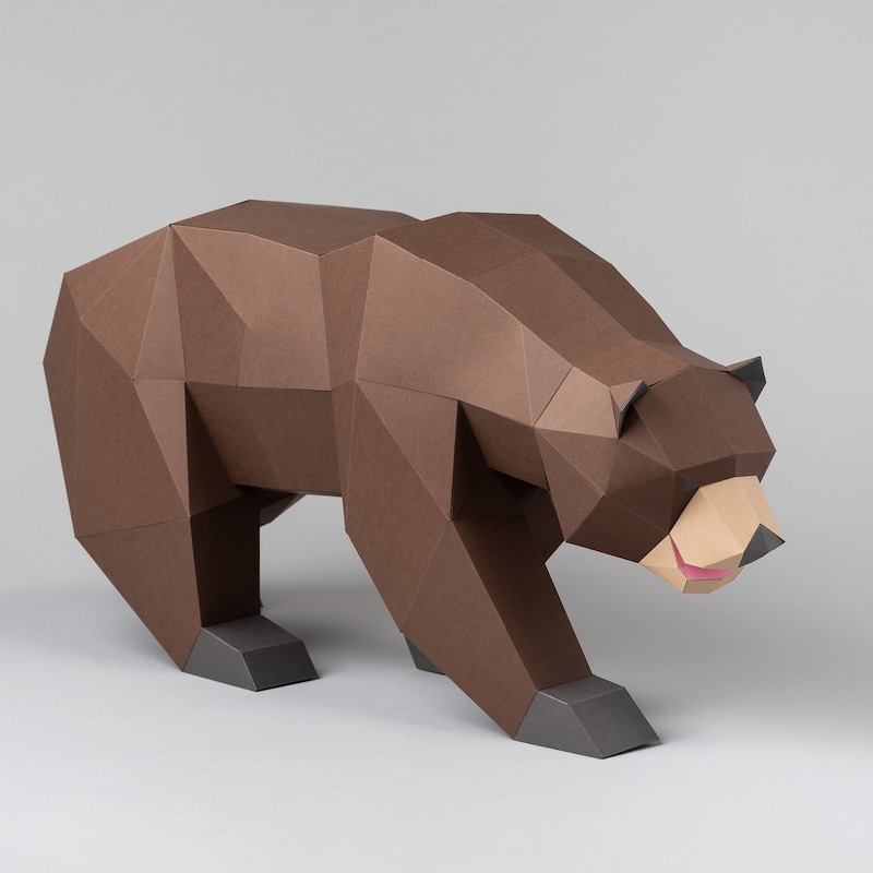 Bear Papercraft - Etsy