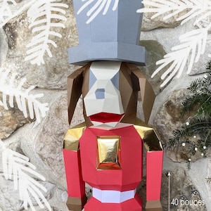 Nutcracker Beagle 3D Papercraft. DIY Dog, Get PDF Digital File Pattern ...