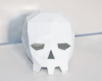 Craft Skull DIY Papercraft Skull Template PDF 3D Origami - Etsy