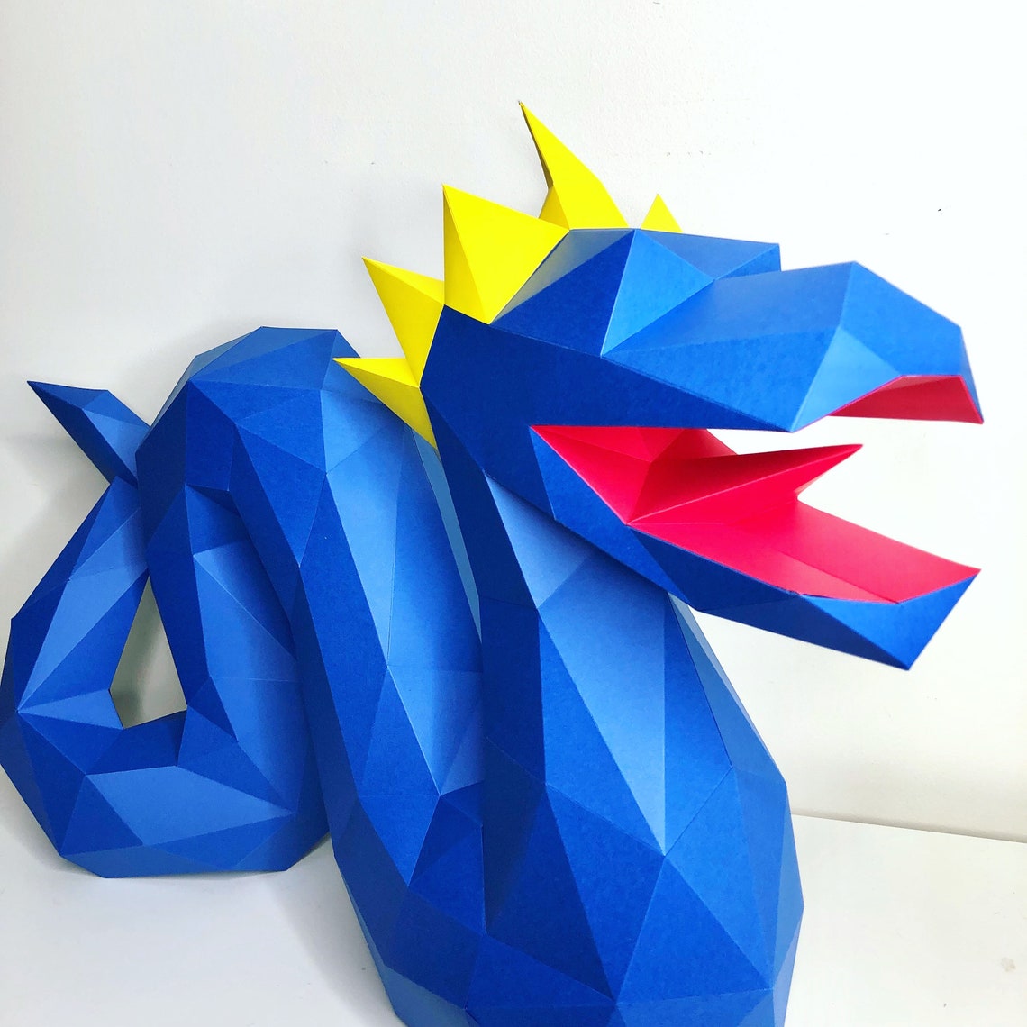 Dragon Snake 3d Papercraft. You Get SVG PDF Digital File - Etsy Canada