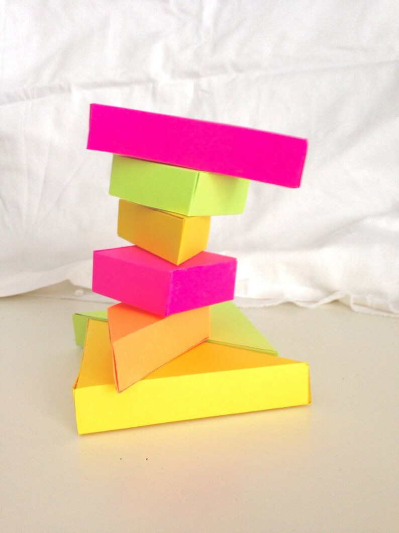 Tangram 3d Papercraft. You Get SVG and PDF Digital File With - Etsy