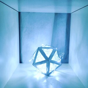 Geometric Light Fixture 3d Papercraft. You Get a PDF Digital File With ...