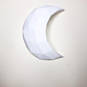 Wall Moon 3d Papercraft Model. You Get SVG and PDF Digital File ...