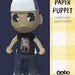 Paper Puppet, 3D Papercraft. Includes Starter Pack Outift Patterns. You ...