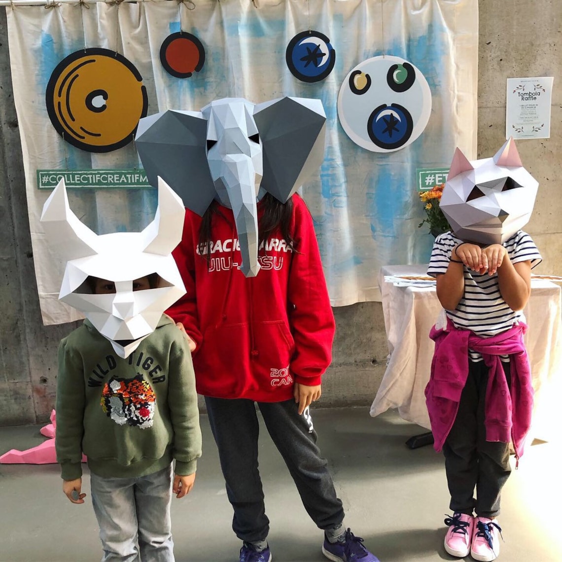 Elephant Head Mask 3d Papercraft. Get SVG PDF Digital File - Etsy