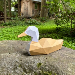 Ducks 3d Papercraft. You Get the Family - SVG and PDF Digital File ...