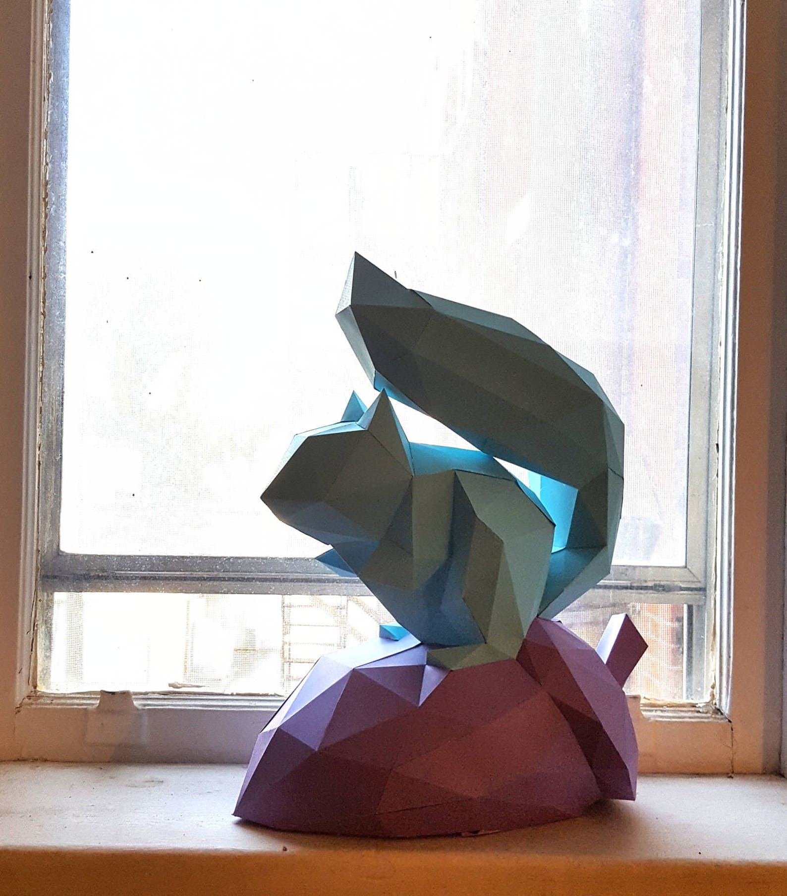 Squirrel 3d Papercraft. You Get a PDF Digital File Templates | Etsy